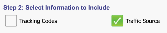 View data related to tracking codes - Purplepass